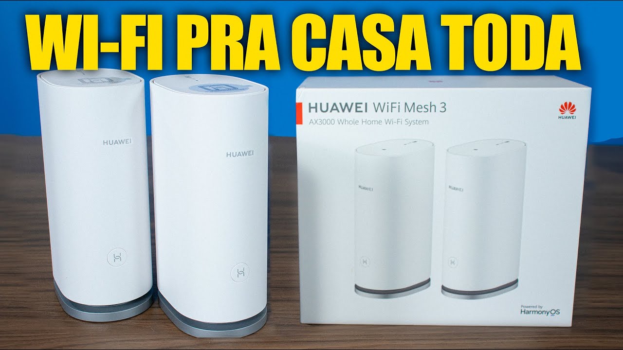 KIT DE ROTEADOR WI-FI MESH FÁCIL DE INSTALAR, HUAWEI WiFi Mesh 3 - YouTube