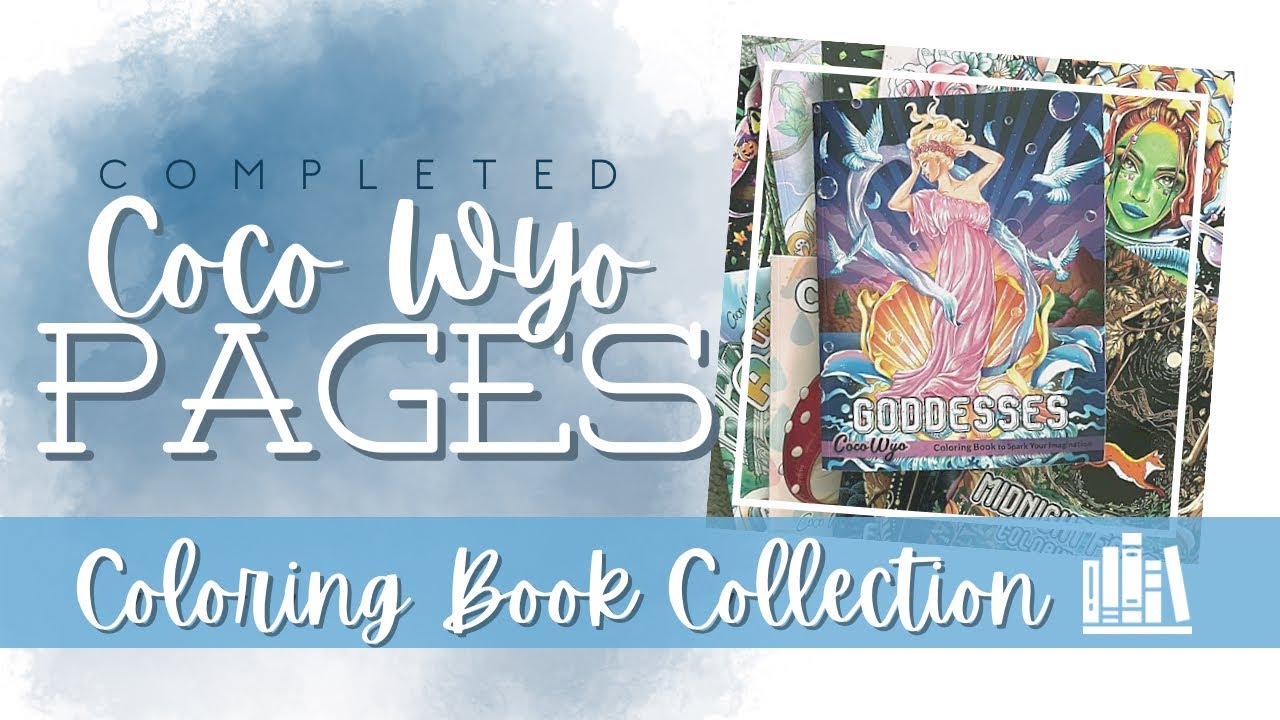 Completed Pages, WIPs And Quick Flips Of All My Coco Wyo Books - YouTube