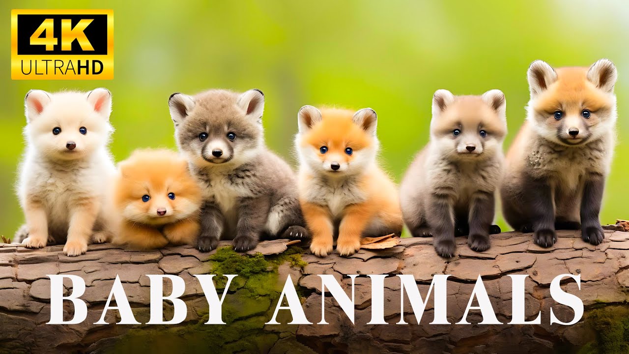 Collection Lovely Moments Of Baby Animals On Earth With Relaxing Music ...