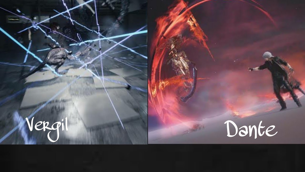 Vergil Judgment cut waves mods and Dante used weirdest move in combo ...