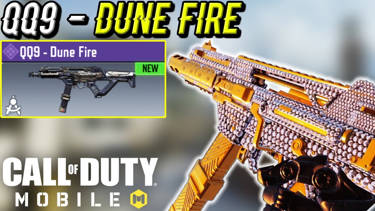 QQ9 DUNE FIRE BLUEPRINT WITH DIAMOND CAMO GAMEPLAY COD MOBILE - YouTube