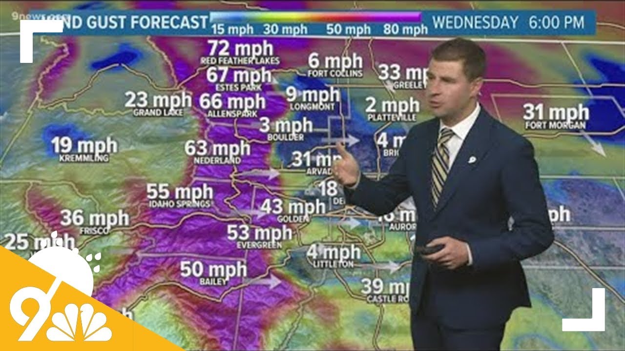 90+ mph winds could rattle parts of the Denver metro area on Wednesday ...
