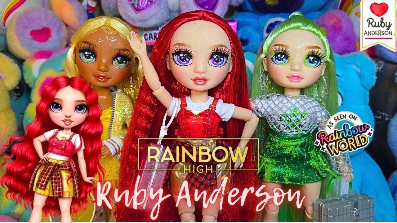 ️ A Lot of Forehead ️ Rainbow High Sparkle & Slime Ruby Doll Unboxing ...