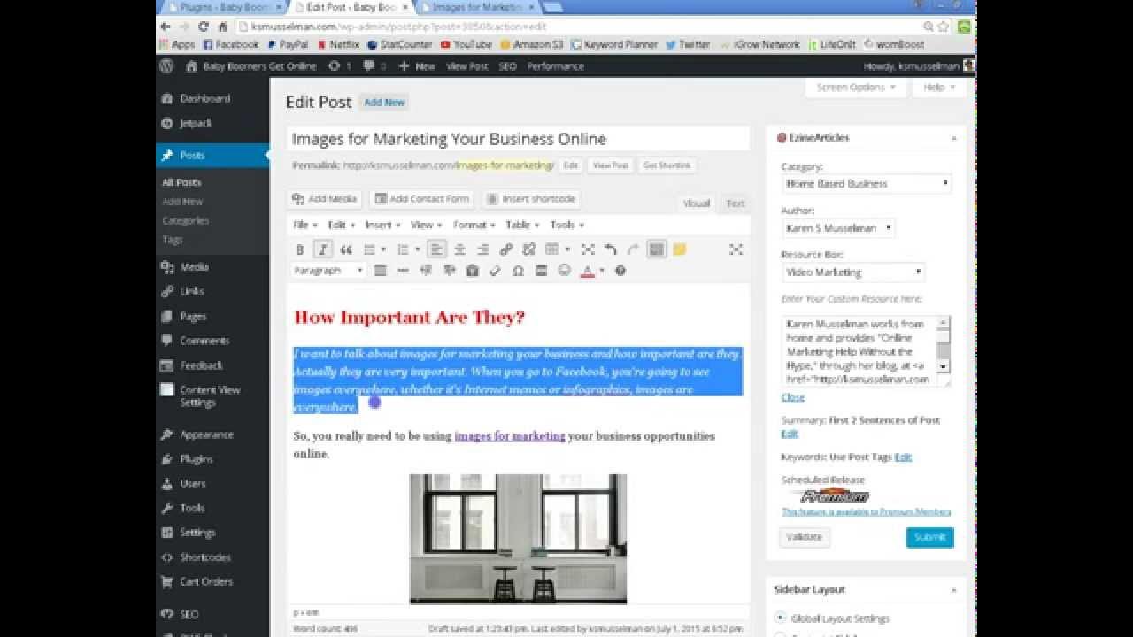 How to Use TinyMCE Advanced - YouTube