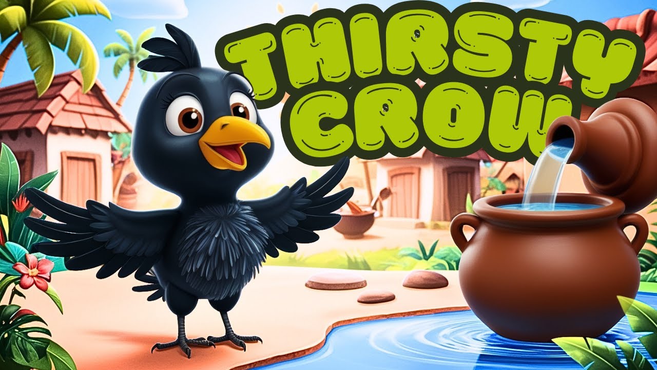 Thirsty Crow Story in English | Animated Cartoon | Story Cartoon ...