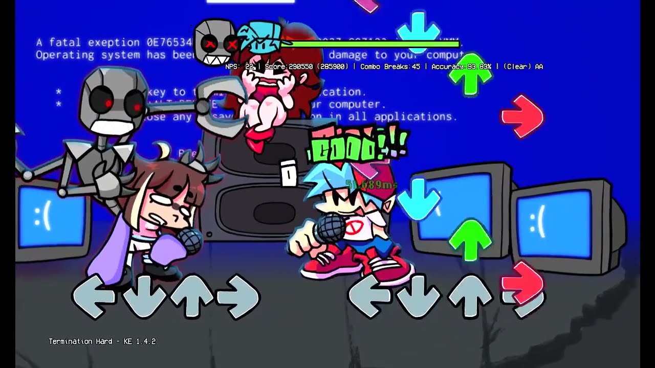 Termination (completed) fnf QT mod - YouTube