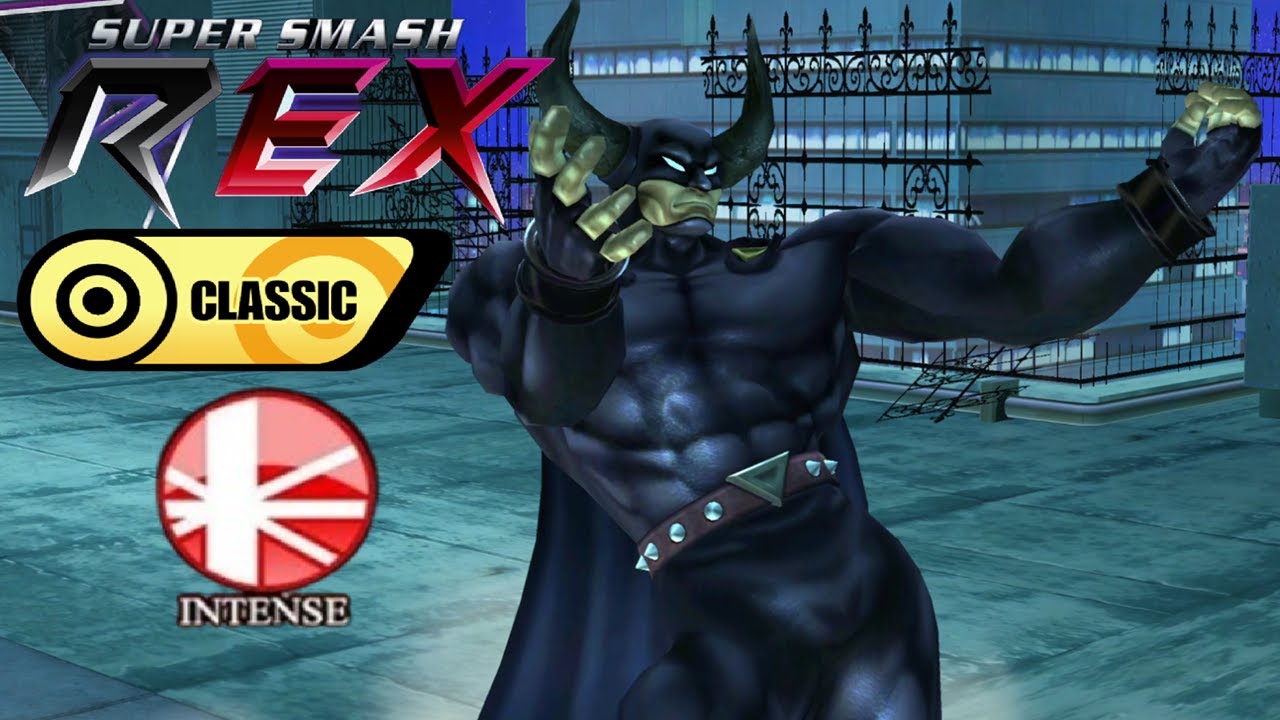 Super Smash REX Gameplay - Classic Mode with Black Shadow (Intense ...