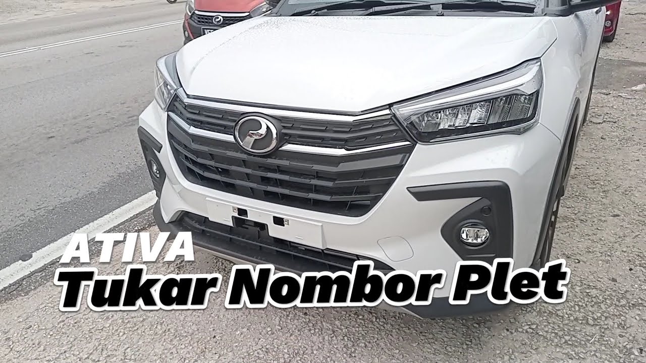 Perodua Ativa Putih 1.0L Turbo Tukar Nombor Plate • Ativa modified ...