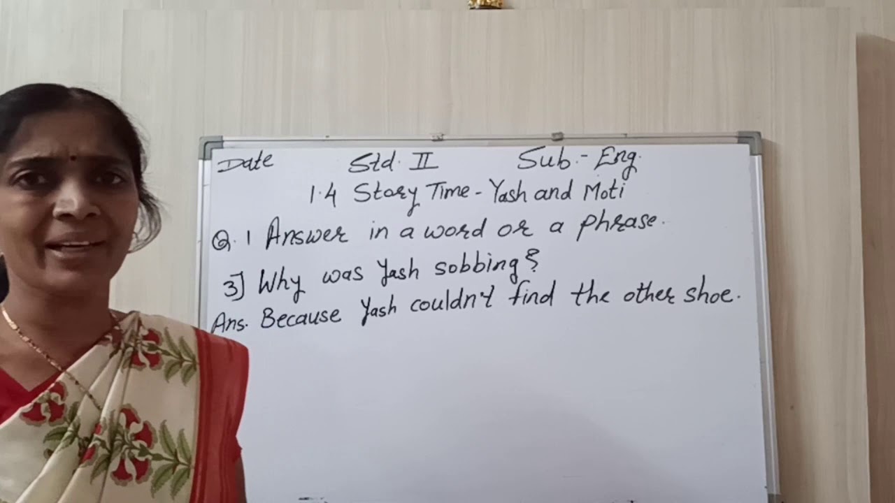 Std 2nd 1.4 Story Time Exercise Part 4 English - YouTube