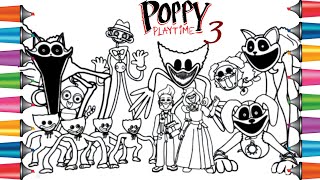 Poppy Playtime Chapter 3 Coloring Pages How To Color ... | Doovi