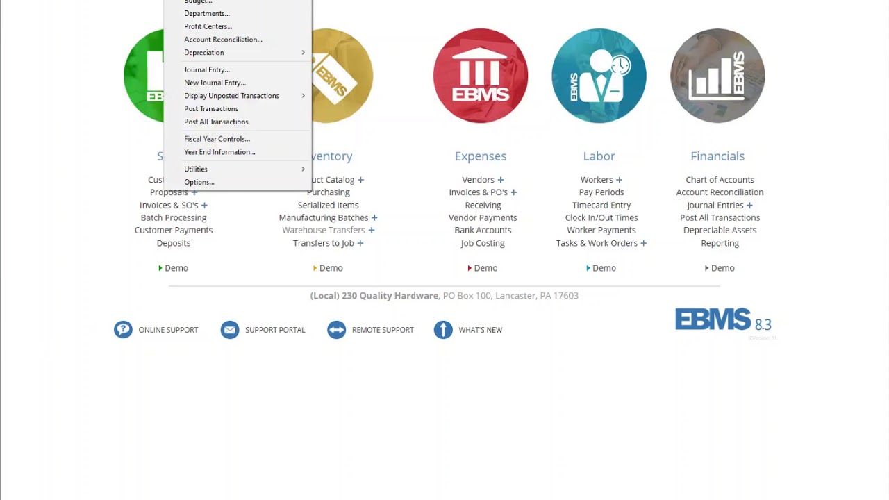 Reconciling General Ledger Accounts in EBMS - YouTube