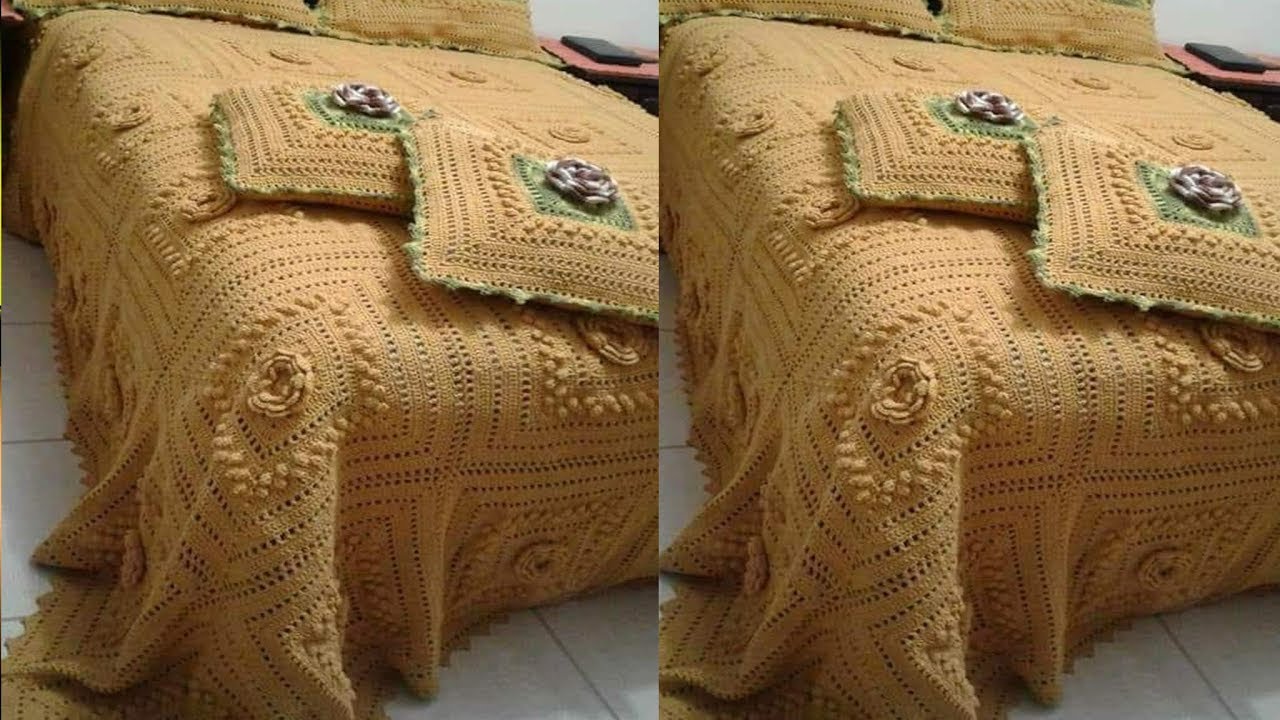 Colchas Modernas Tejidos a Crochet - YouTube