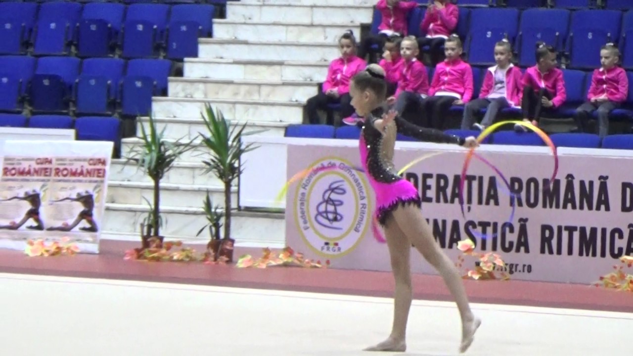 Ana Mezei Ribbon - Romanian Rhythmic Gymnastics Cup (Cat a IV-a) - YouTube