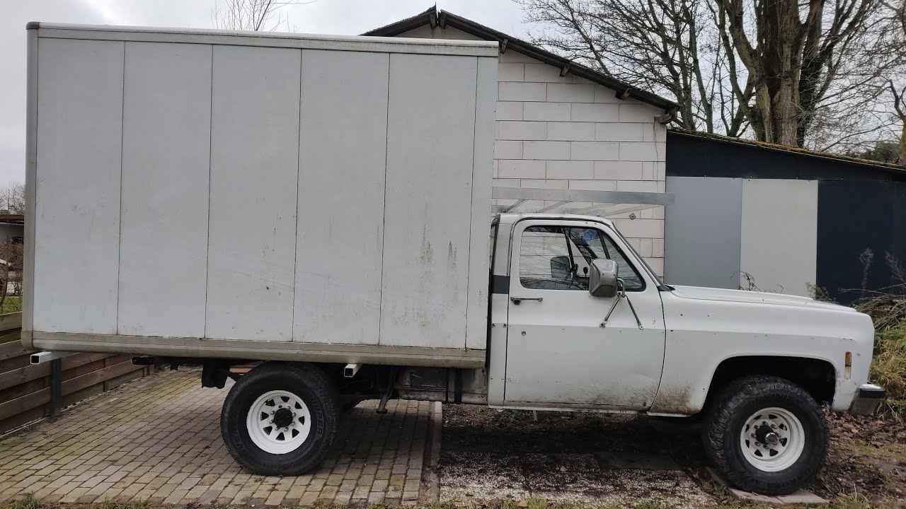 Square body camper build Daylight walk around - YouTube