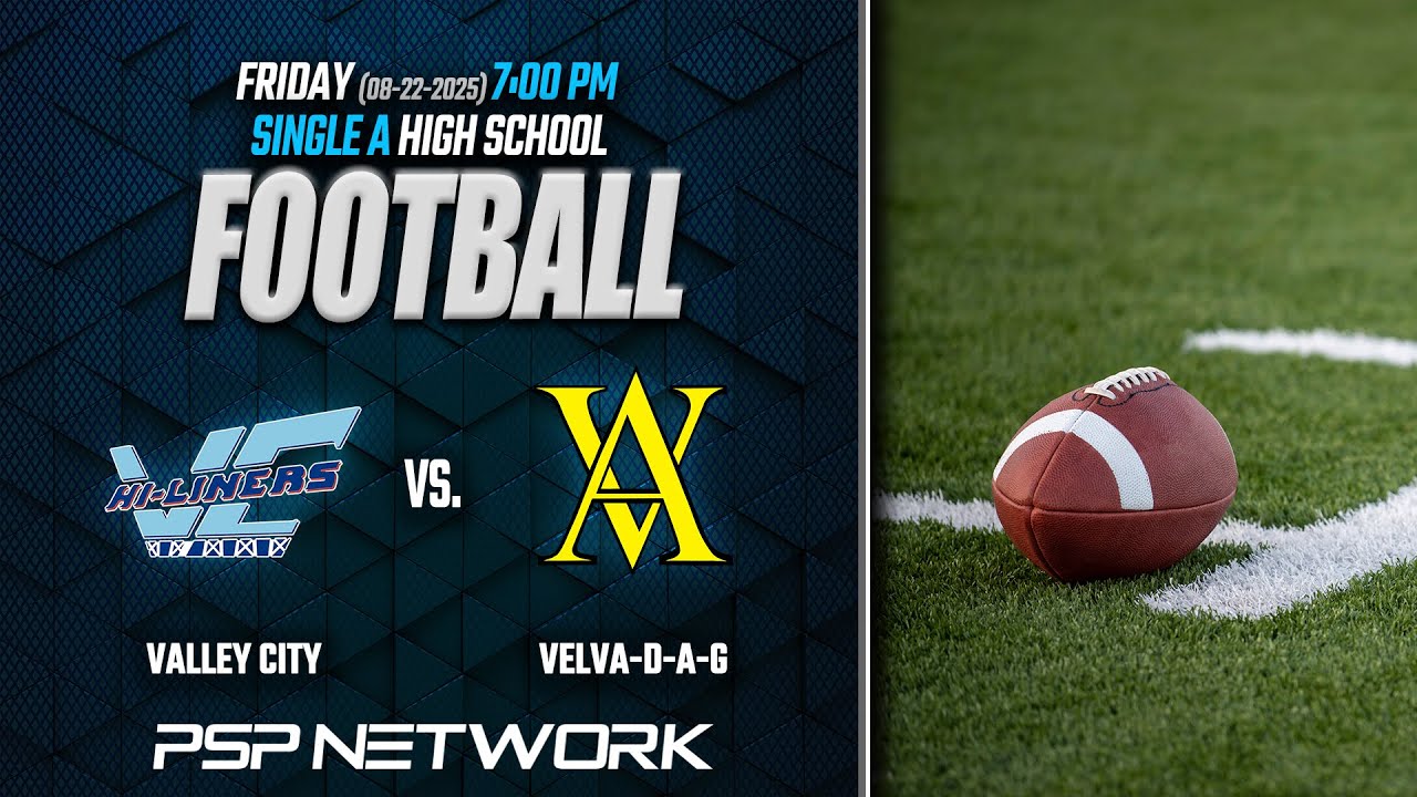 🏈 (8-22-25) A Football: Valley City at #1 Velva-D-A-G - YouTube