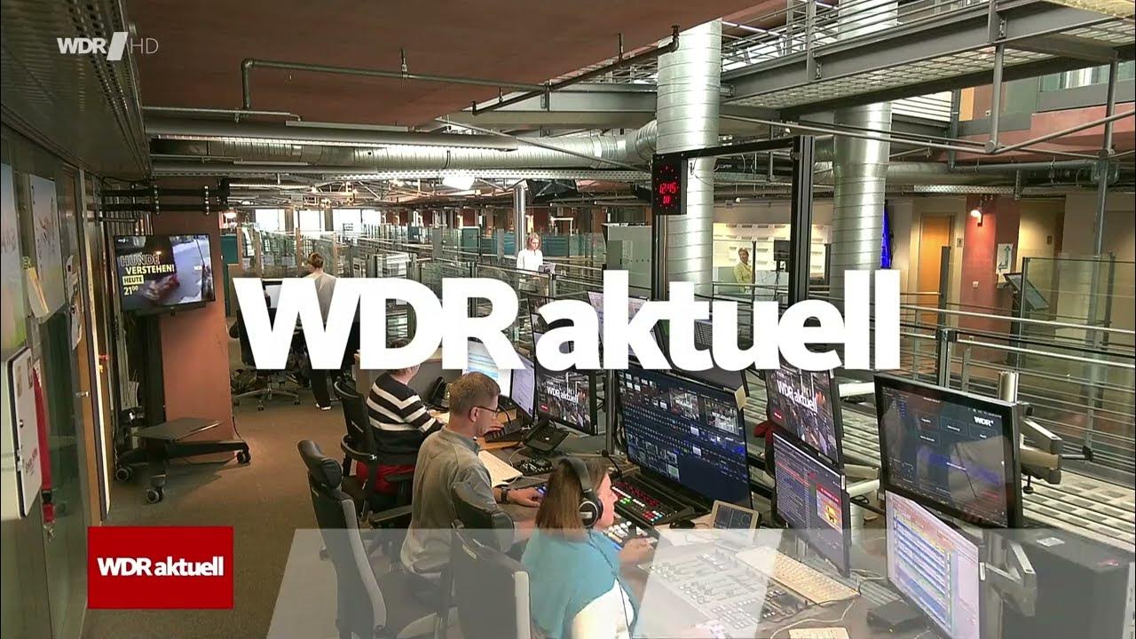 WDR aktuell Intro/ Outro aus dem WDR-Newsroom - YouTube