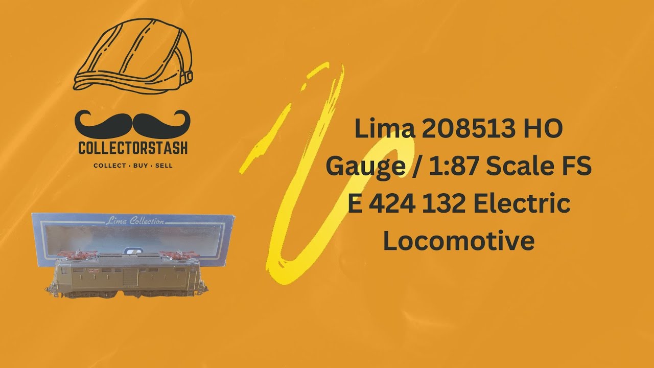 Lima 208513 HO Gauge / 1:87 Scale FS E 424 132 Electric Locomotive ...
