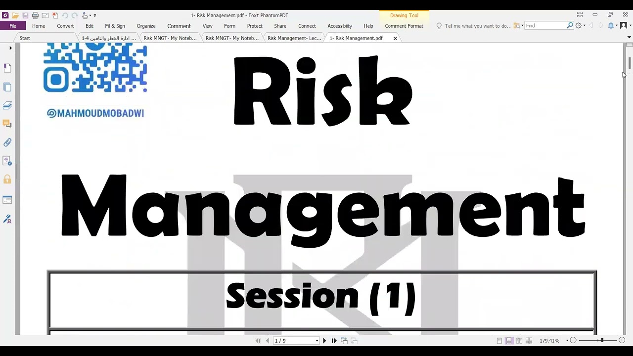 1- Risk Management- The theoretical part - YouTube