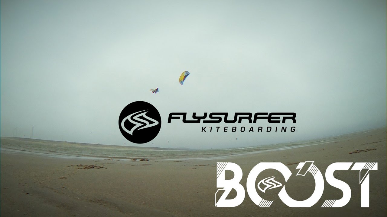 Megaloops & BigAir - Flysurfer "Boost" L.E.I. in high winds! - YouTube