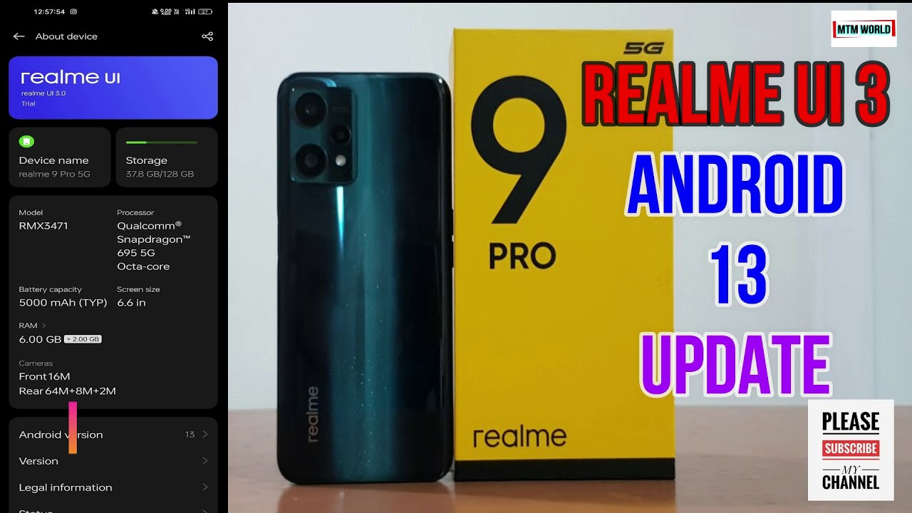 REALME 9 PRO REALME UI 3 ANDROID 13 UPDATE | REALME ANDROID 13 | REALME ...