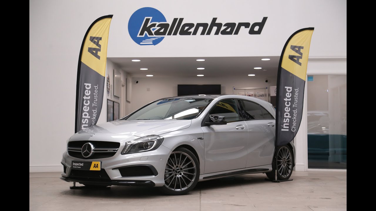 MERCEDES-BENZ A-CLASS 2.0 A45 AMG 4MATIC 5d 360 BHP AT KALLENHARD - YouTube