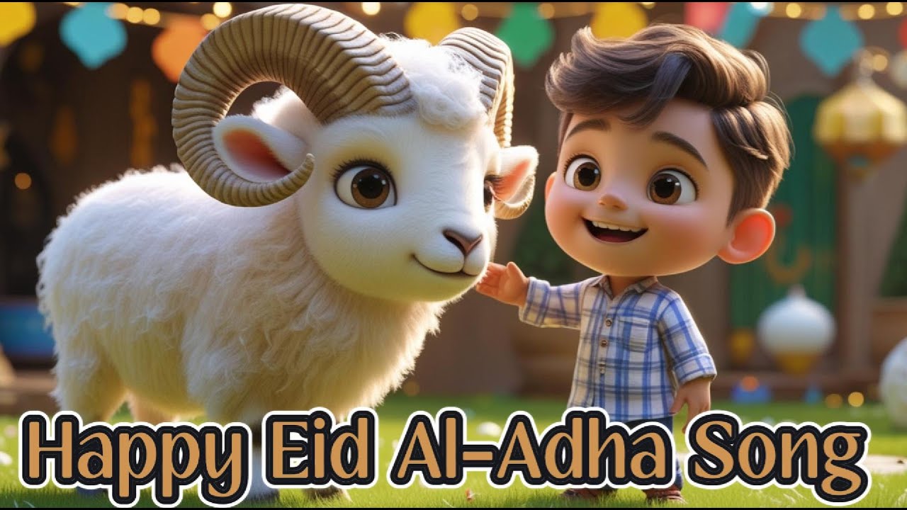 Eid al-Adha Song for Kids 🎉 | Happy Eid Mubarak!🌙 Fun and Festive Music🥰 - YouTube