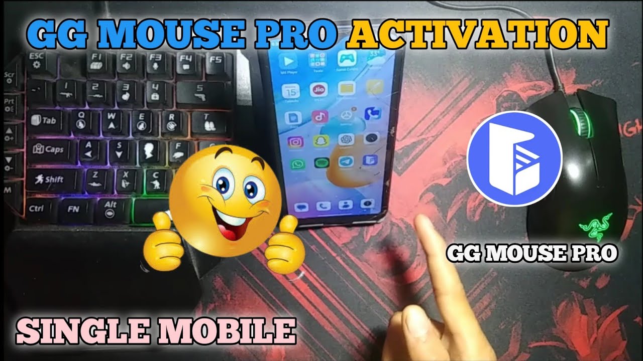GG MOUSE PRO PRO SINGLE MOBILE ACTIVATION FOR ANDROID 11,12,13,14 😊😊😀 ...