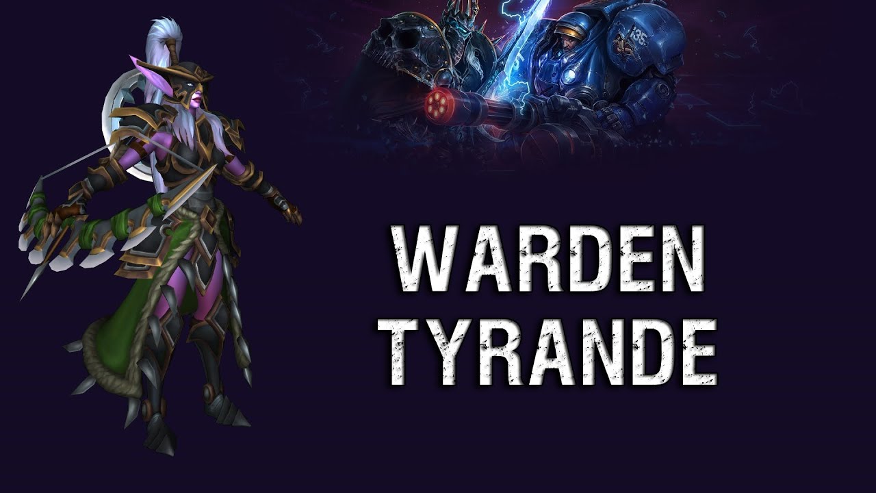 Warden Tyrande Skin - Heroes of the Storm - YouTube