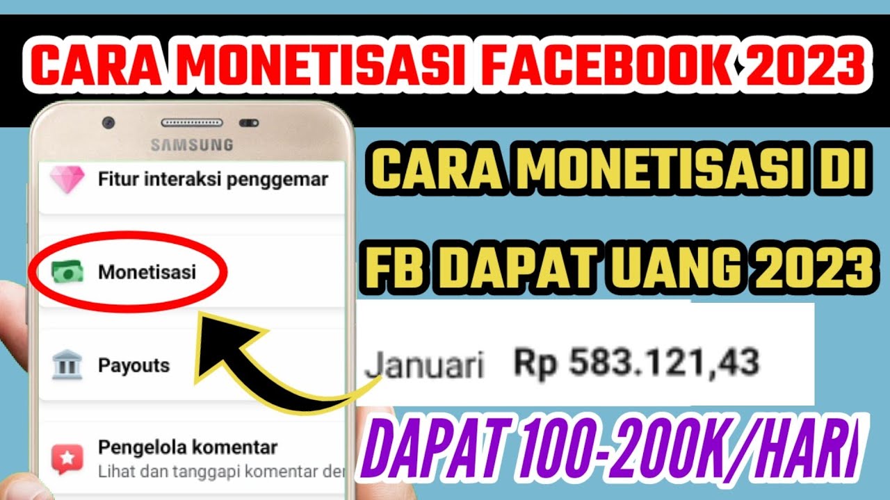 cara monetisasi facebook 2023 | cara monetisasi fanspage facebook ...