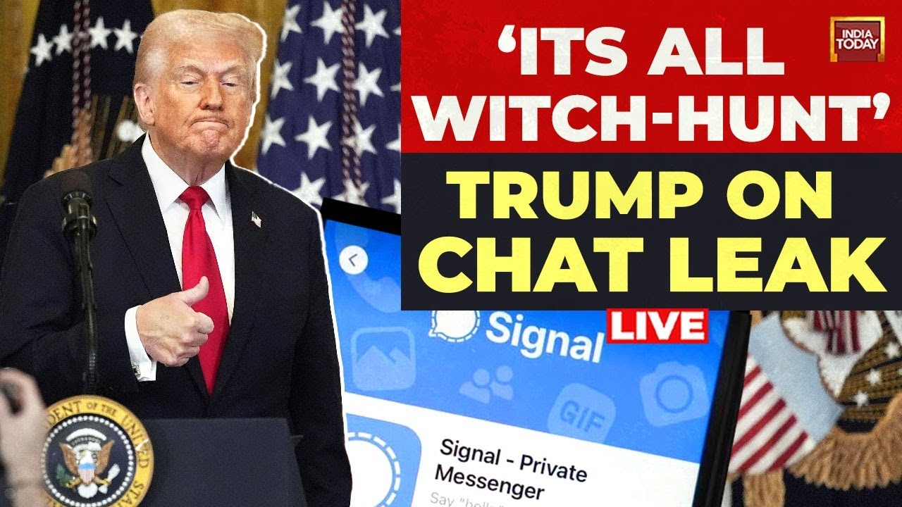 Trump Speech LIVE: Donald Trump On Chat Leak | Trump After Yemen Group ...