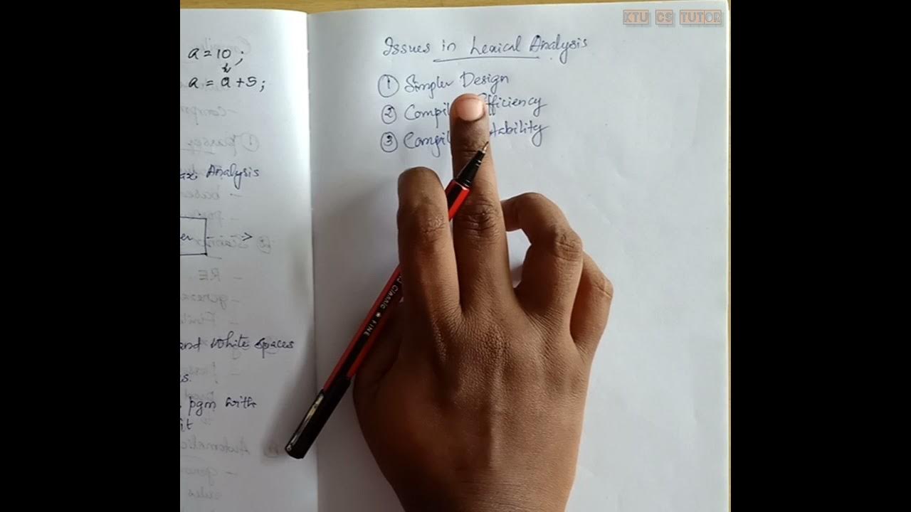 KTU CS304 Compiler Design|S6 CS/IT|Module 1 Part 4|Role of lexical analyser and input buffering ...