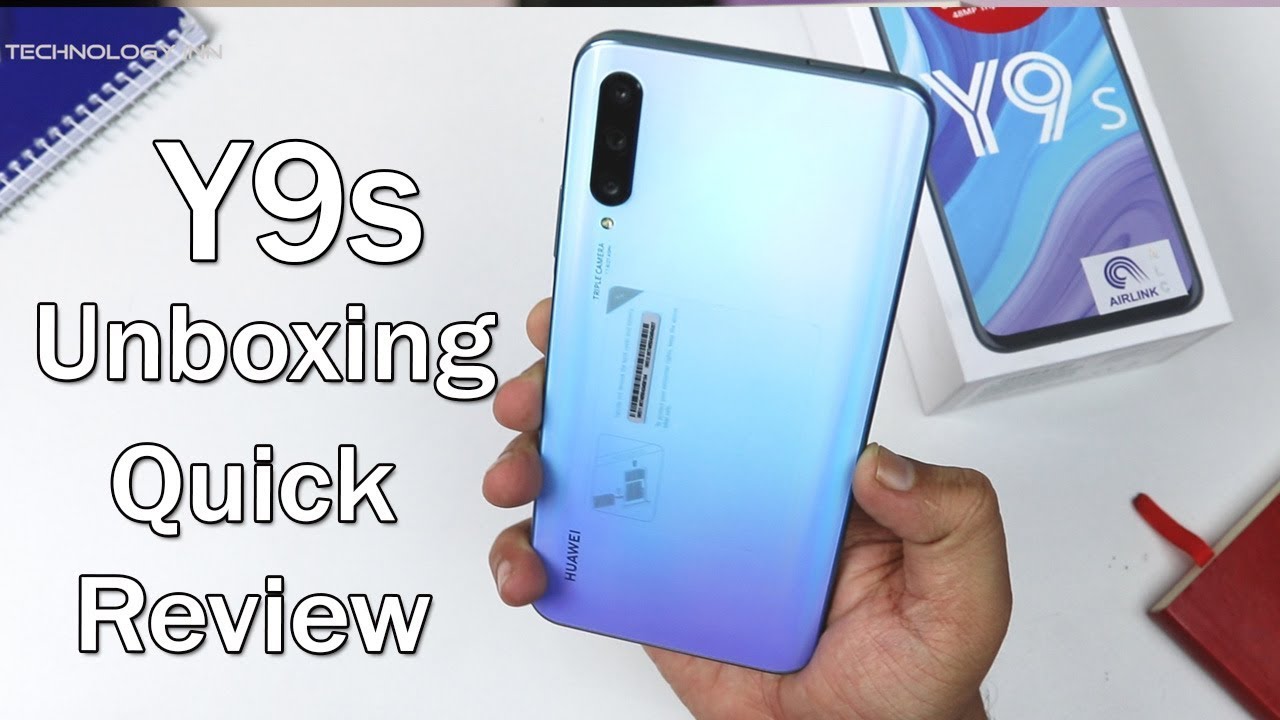 Huawei Y9s Unboxing & Quick Review 🔴 - YouTube