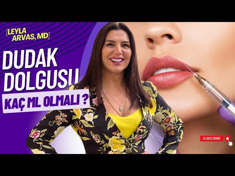 İlk Dudak Dolgusu Kaç ML Olmalı ? |  Op. Dr. Leyla ARVAS  | #dudakdolgusu