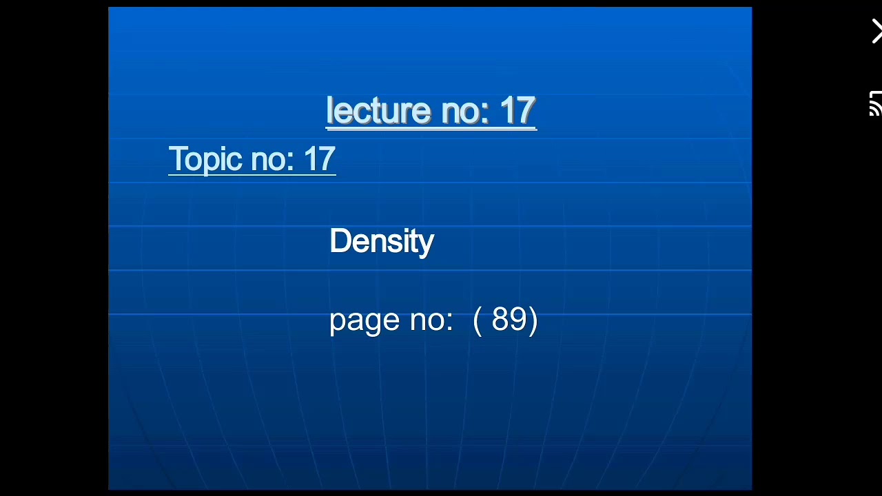 Class 9 Lecture On DENSITY YouTube class-9-lecture-on-density-youtube
