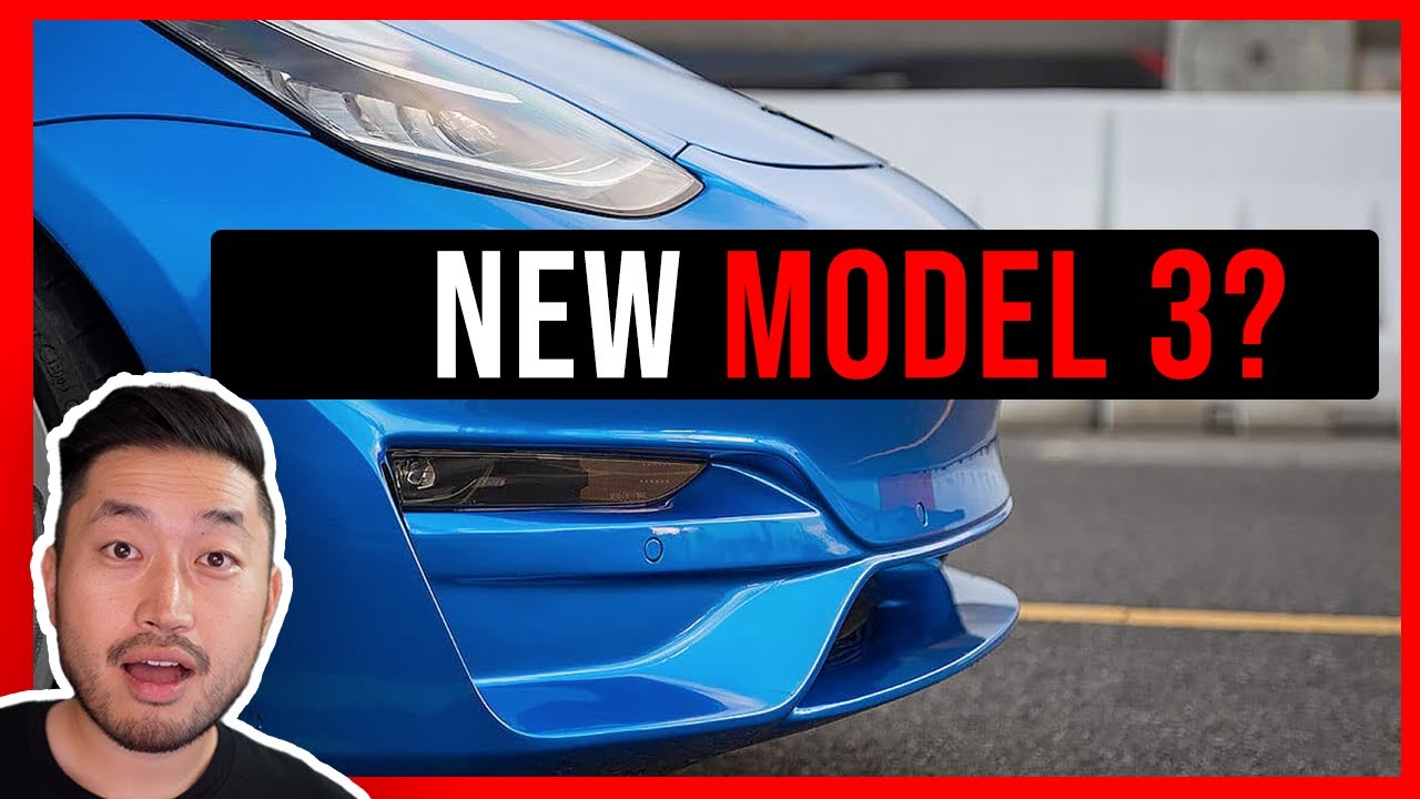 IS A NEW REDESIGNED TESLA MODEL 3 COMING NEXT MONTH? - YouTube