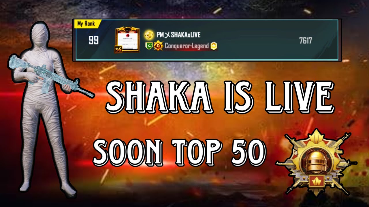 RUSH GAMEPLAY | 8+KD | SHAKA is LIVE | PUBG MOBILE LIVE - YouTube