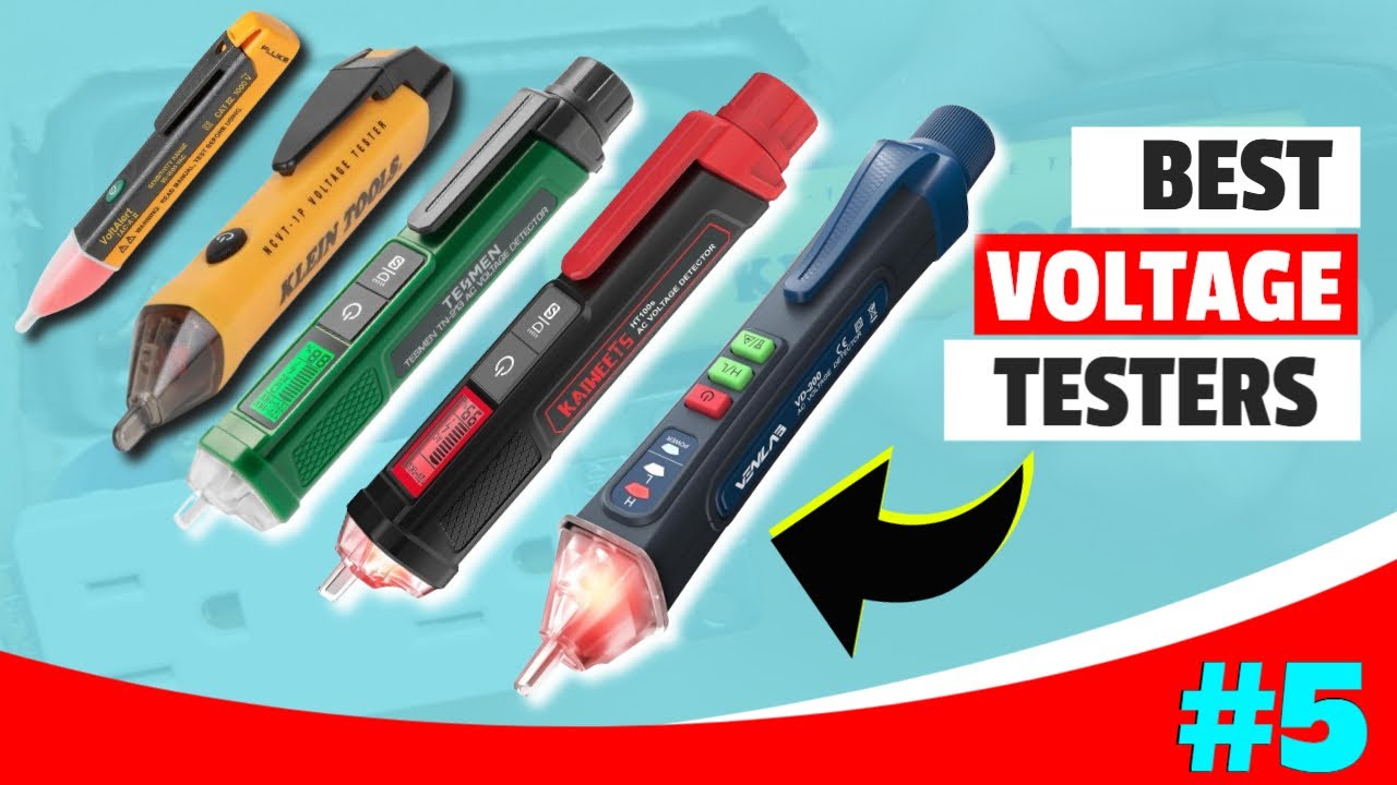 Best Voltage Testers 2024! || Top 5 Non Contact Voltage Detector Review ...