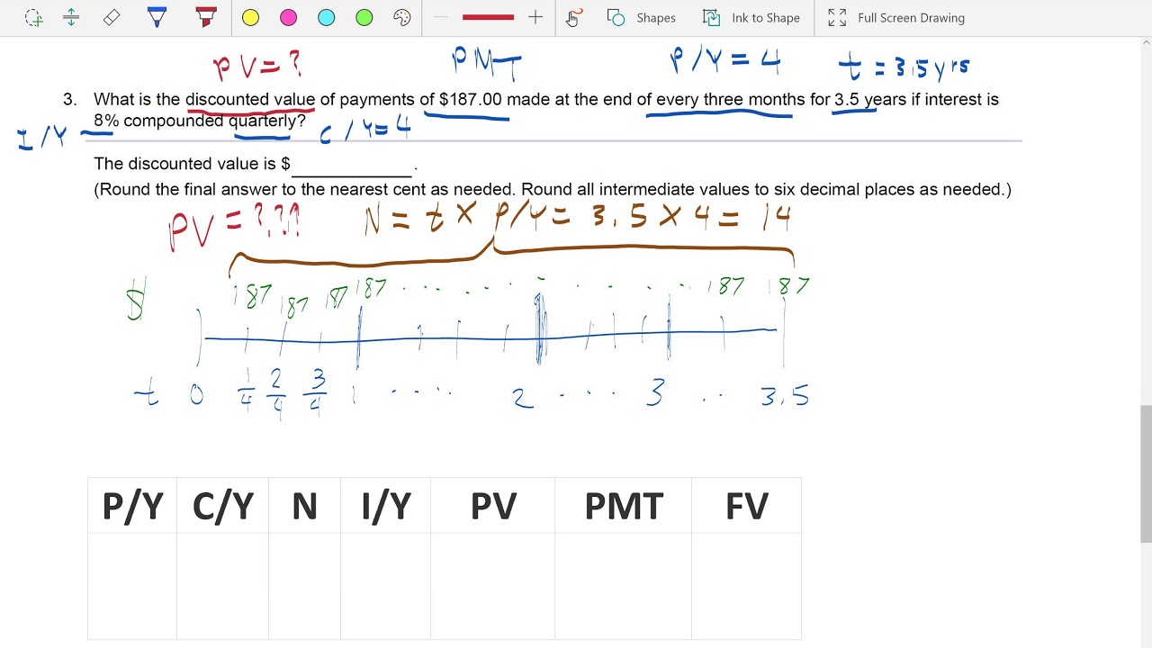 Business Mathematics Pre-class Assignment Ch 11 Question 3 - YouTube