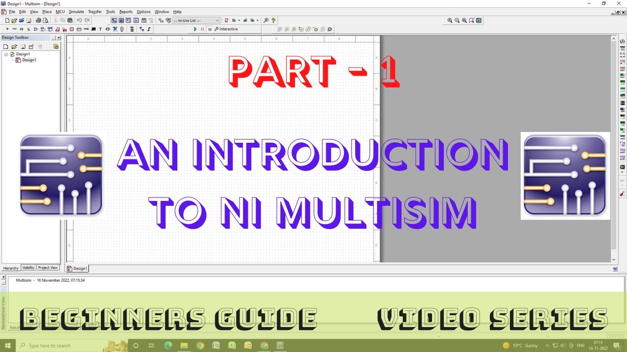 Introduction to NI Multisim | Examples - Characteristics of PN Junction ...