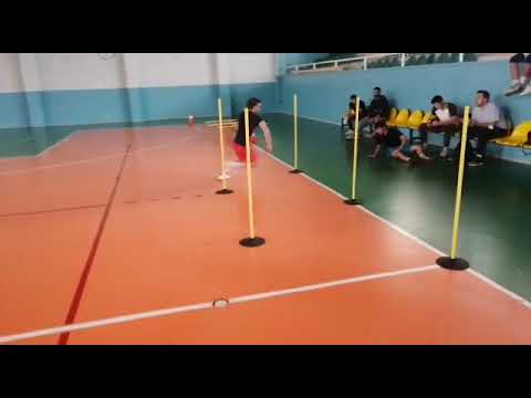 Besyo Koordinasyon Parkuru ( slalom, alttan üstten,çember) fotoselli ölçüm.