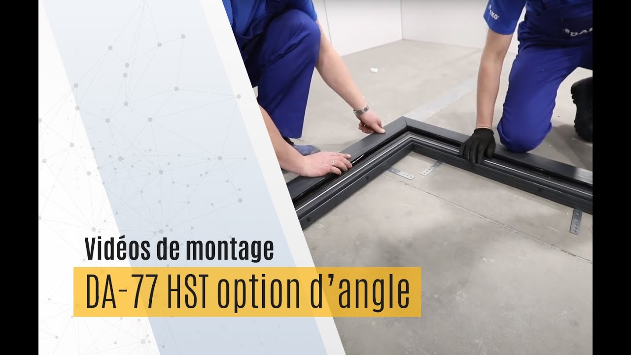 Instruction de montage de baie coulissante d’angle DAKO, système DA-77 ...