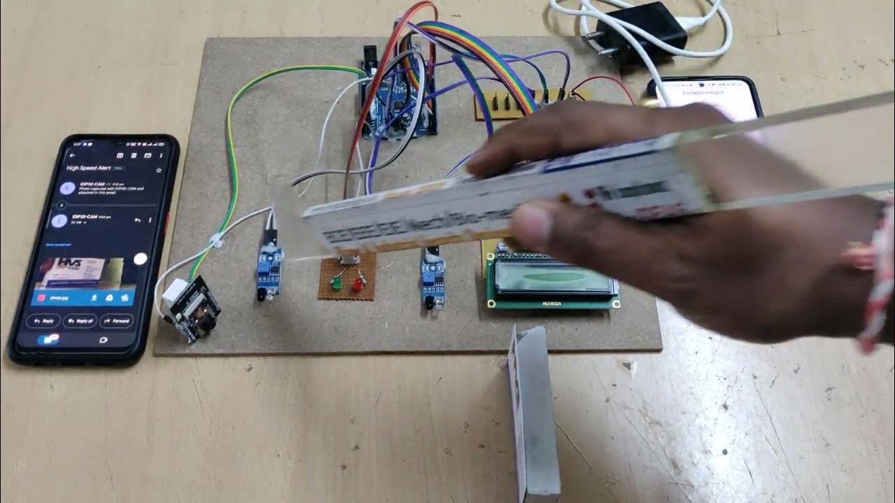 Vehicle Speed Detection And E Mail Alert Using Esp32cam Youtube