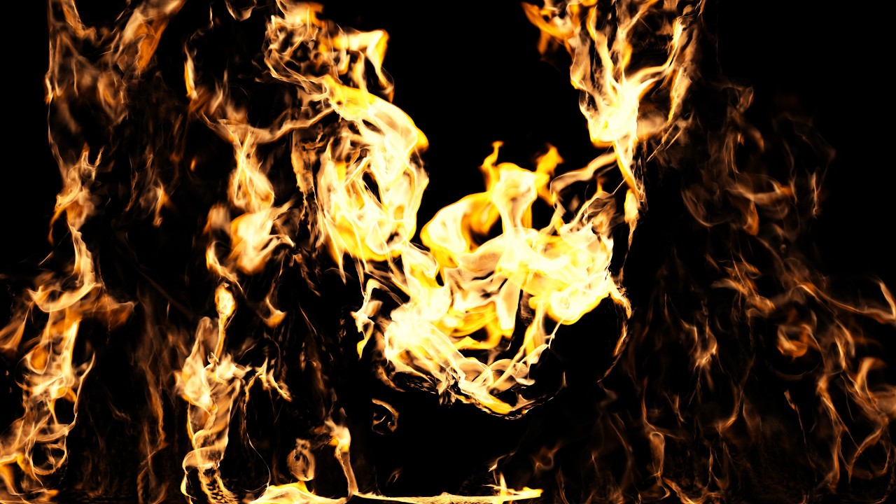 Epic Fire Overlay - Breathtaking Close Up Burning Fire Background Video ...