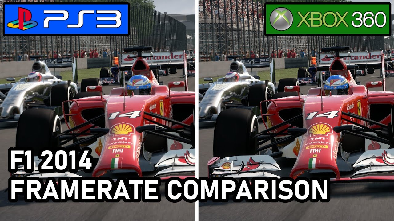 F1 2014 | PS3 vs Xbox 360 | Frame Rate Comparison - YouTube