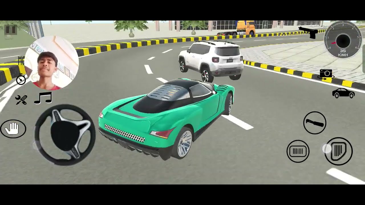 Super Car Games Green Colour Car Game Play Video Indian Heavy Driver ...