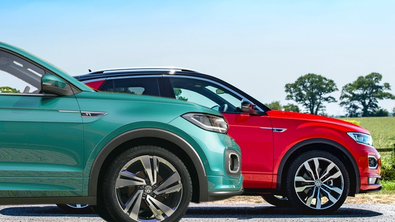 2019 VW T-Cross R-Line Vs. 2018 VW T-Roc R-Line - YouTube
