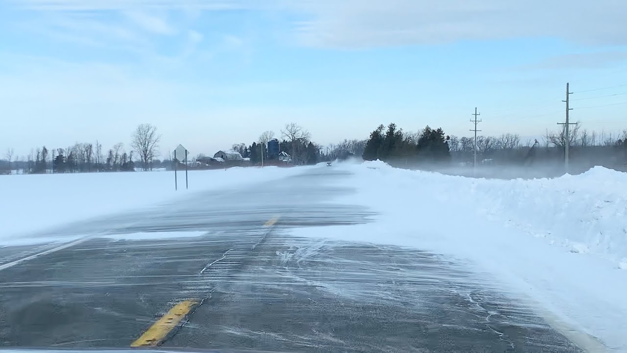 Epic Winter Drive: Lexington to Port Austin MI - YouTube