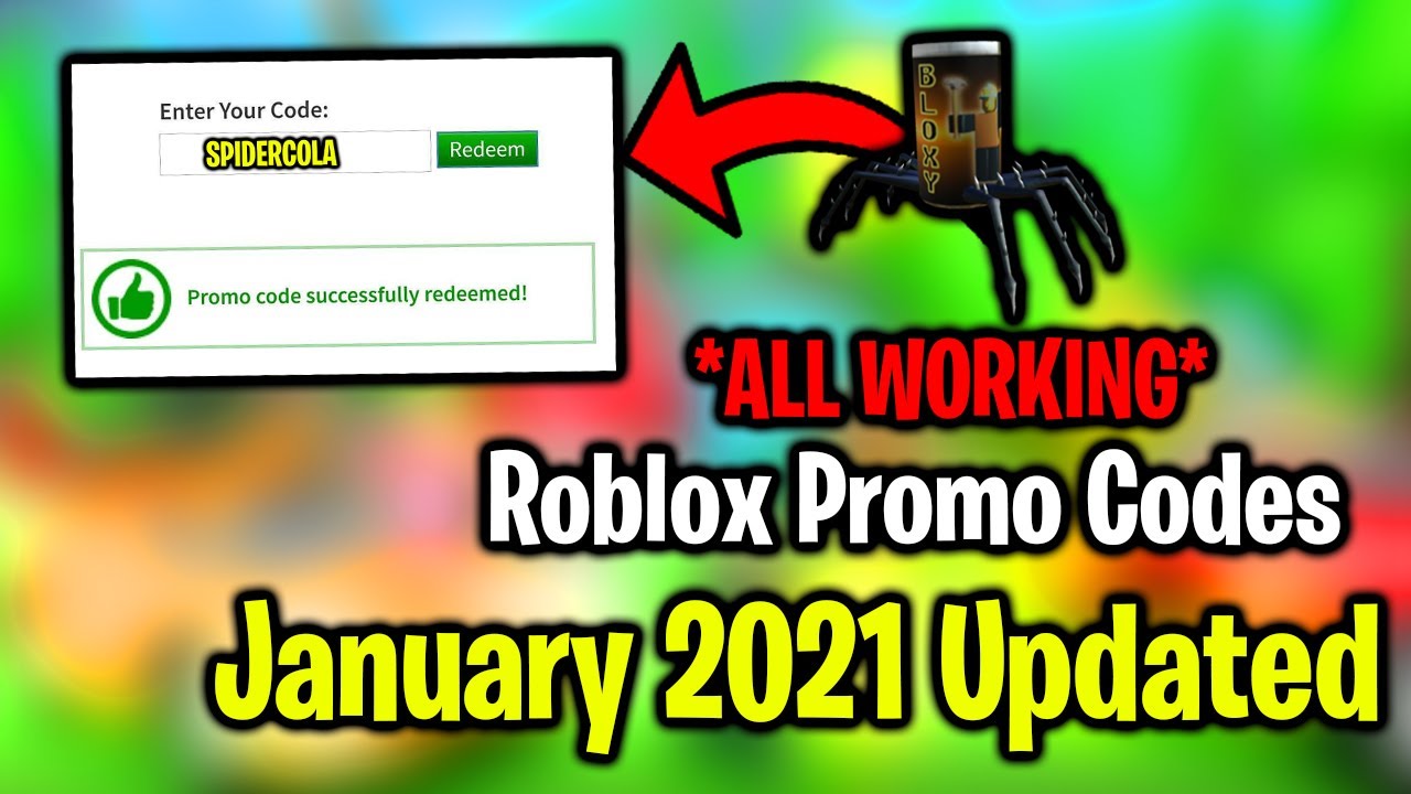 Roblox Promo Codes January 2021 Updated List - YouTube