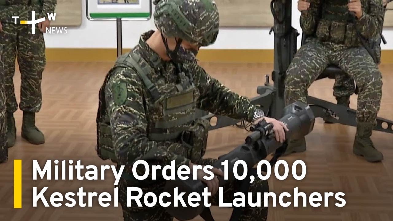 Military Orders 10,000 Kestrel Rocket Launchers | TaiwanPlus News - YouTube