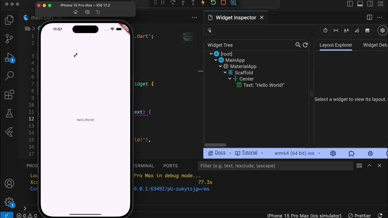 3.4. Flutter | Widgets - Scaffold #flutter #flutterdeveloper - YouTube
